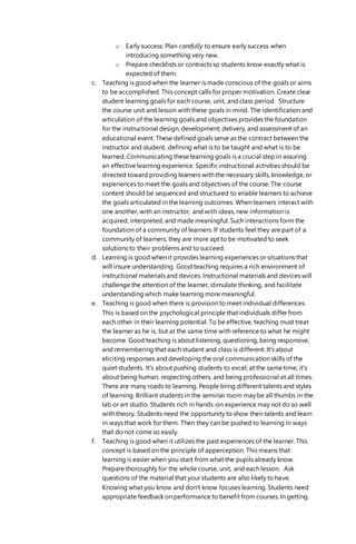 Reflection summary of the course outline | DOCX