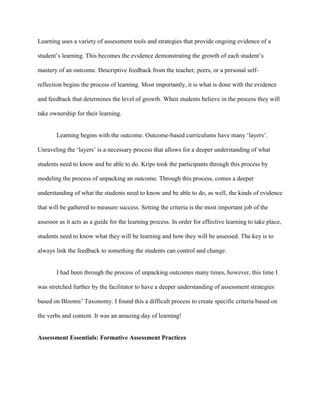 Reflective Commentary | PDF