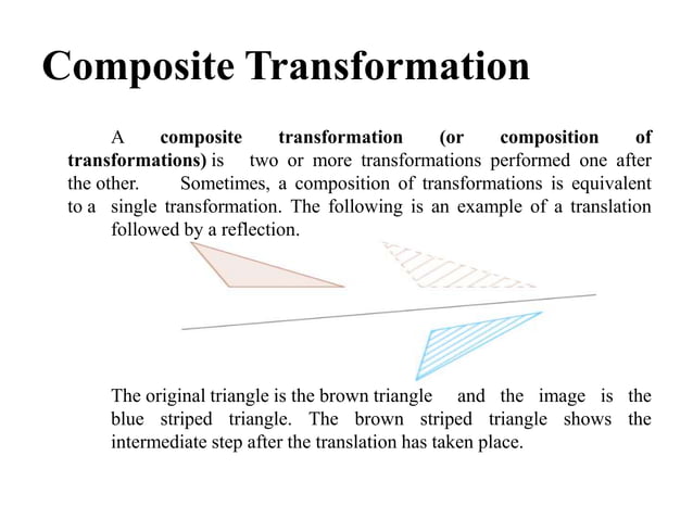 Reflection transformation | PPTX