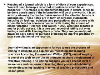 Reflective Teaching | PPT