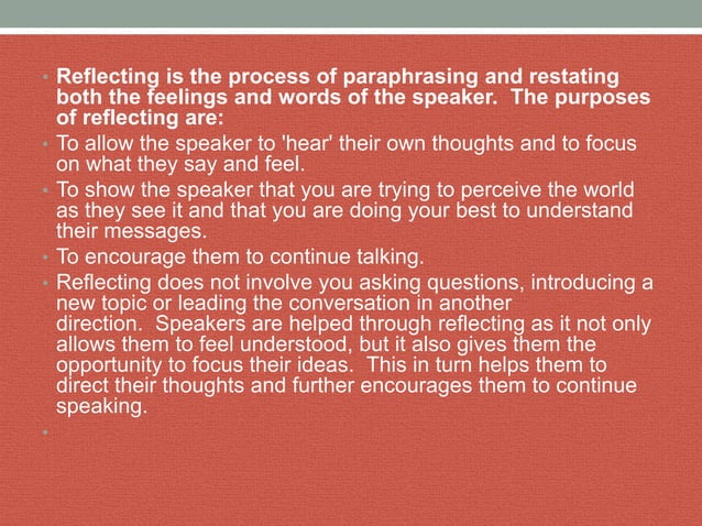 Reflective | PPTX | Resume Writing and Advice | Job Search