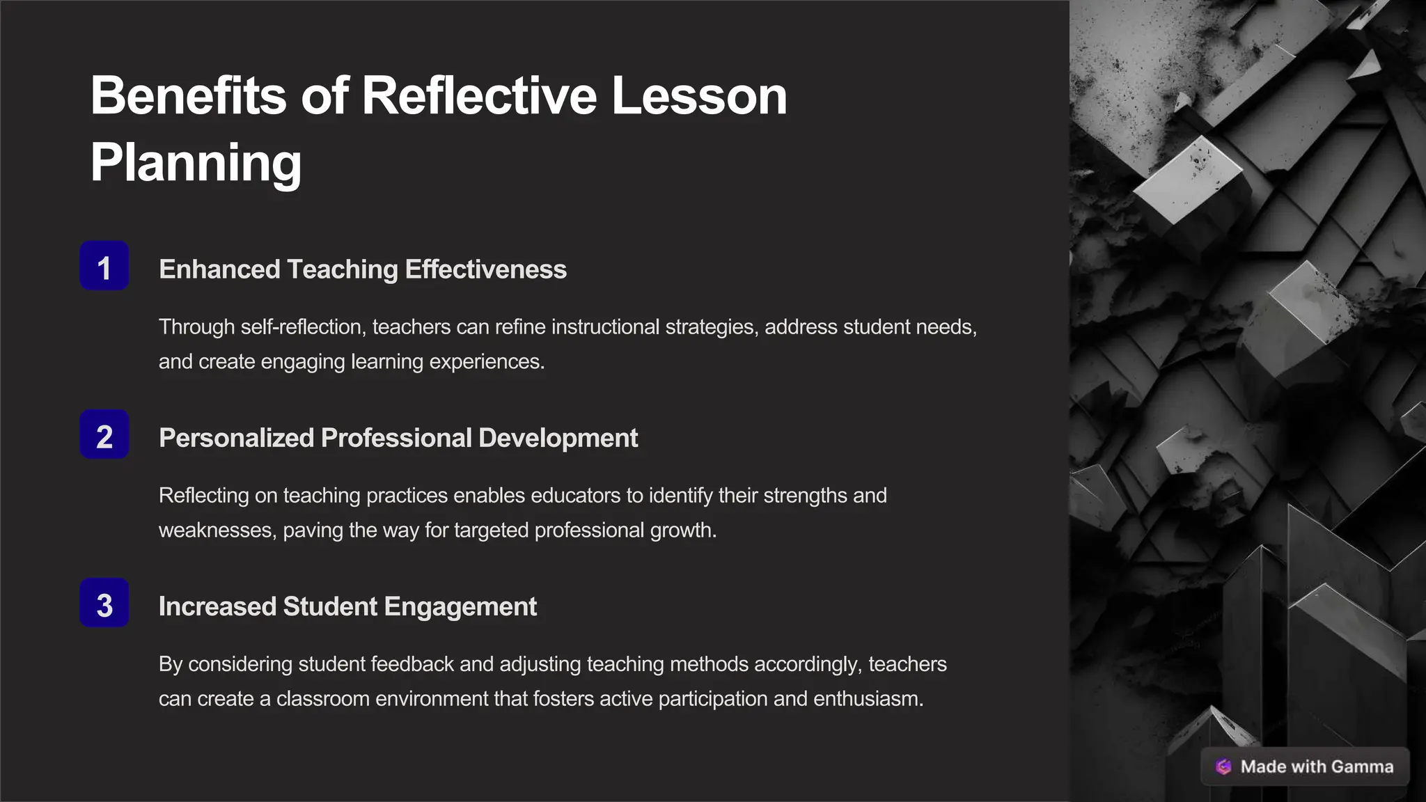 Reflective-Lesson-Planning report in.pptx