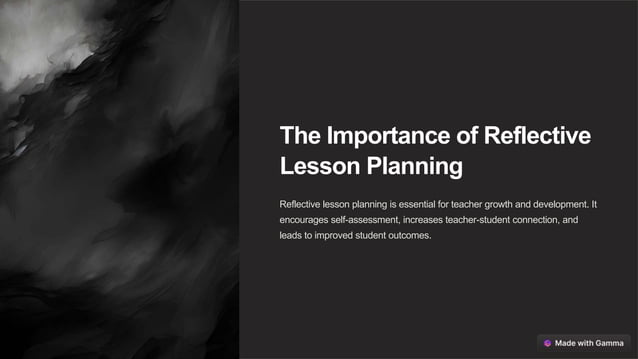 Reflective-Lesson-Planning report in.pptx