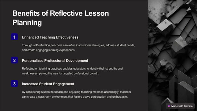 Reflective-Lesson-Planning report in.pptx
