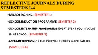 Reflective Journal | PPTX