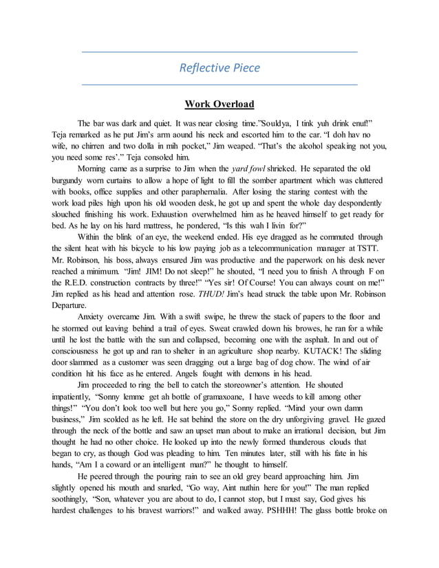 Communication studies school based assessment, SBA | DOCX