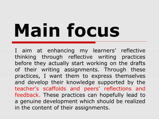 Reflective blogs latest (1) | PPT