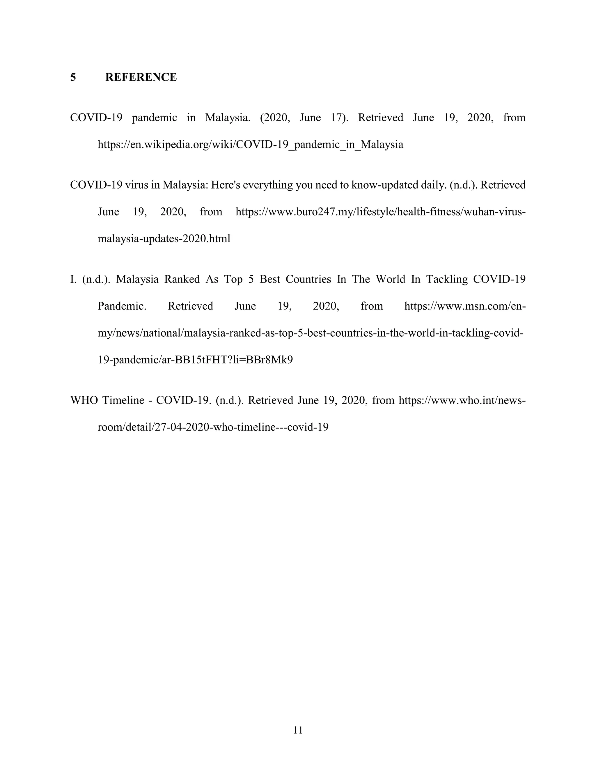 Reflective Case Study - OBSERVATION ON THE 2019 NOVEL CORONAVIRUS ...