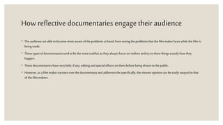 Reflective documentary | PPT
