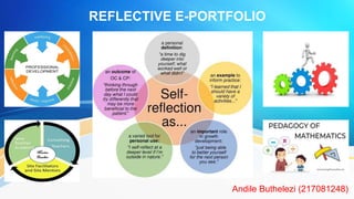Reflective e portfolio | PPTX