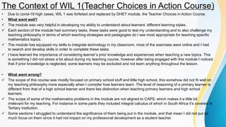 Reflective e portfolio | PPTX