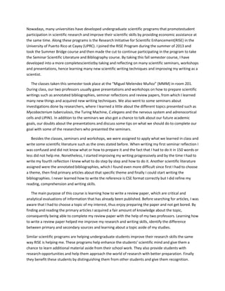 Reflective essay | DOCX