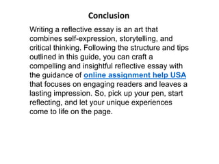 Learn The Art Of Writing A Reflective Essay | PPT