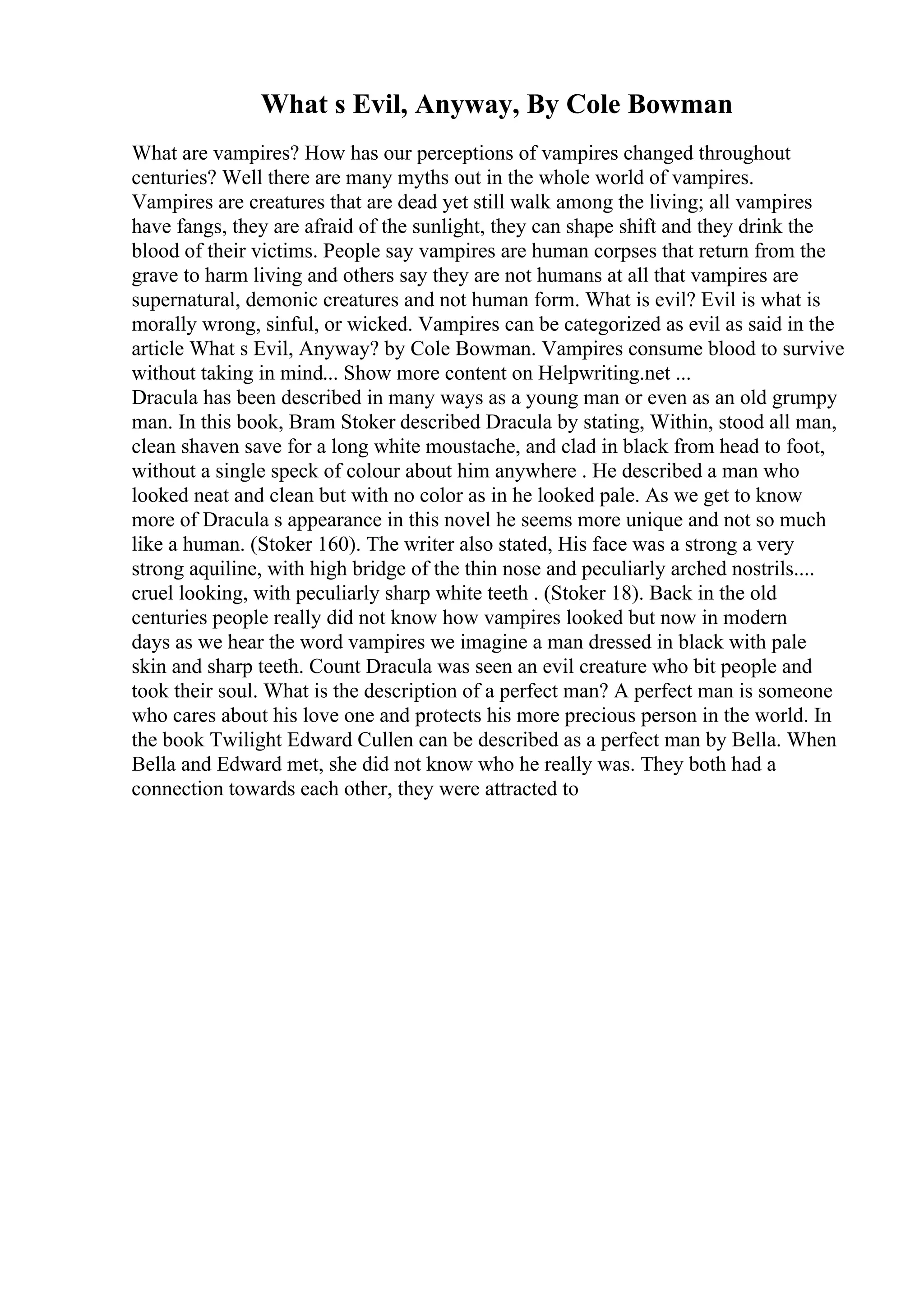 Reflective Essay On English Class | PDF