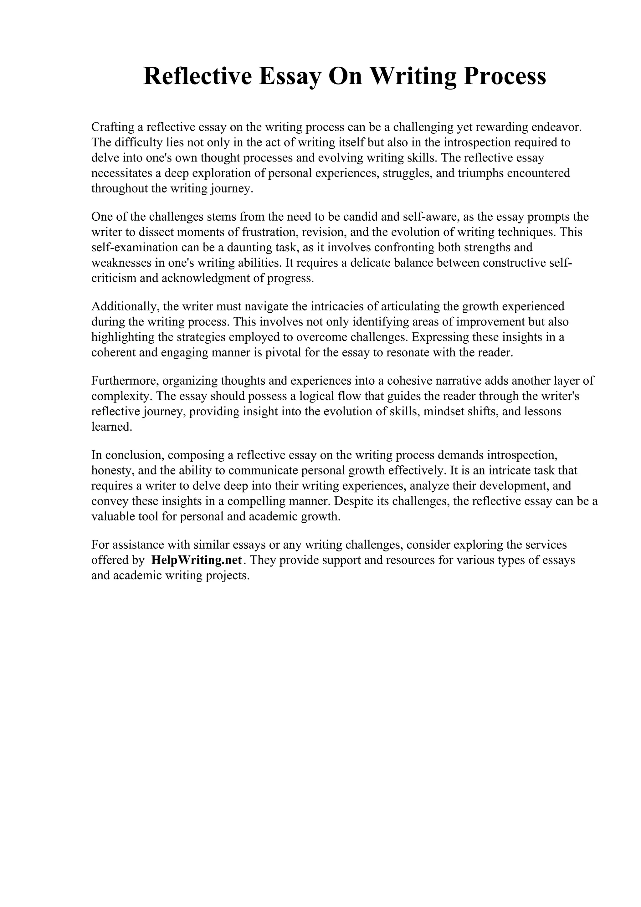 Reflective Essay On Writing Process.pdf