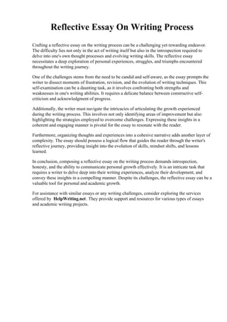 Reflective Essay On Writing Process.pdf