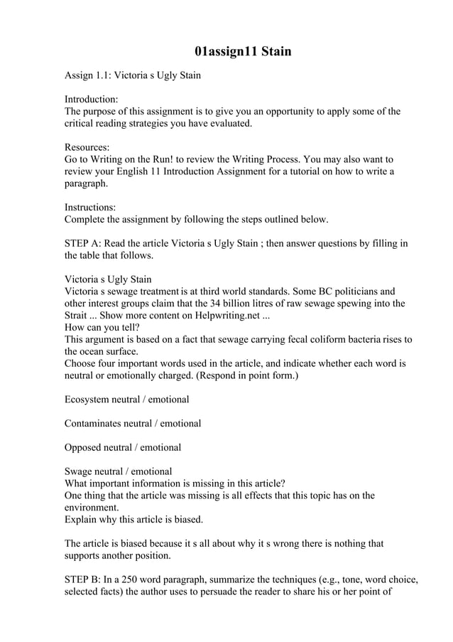 Reflective Essay Sample Paper | PDF