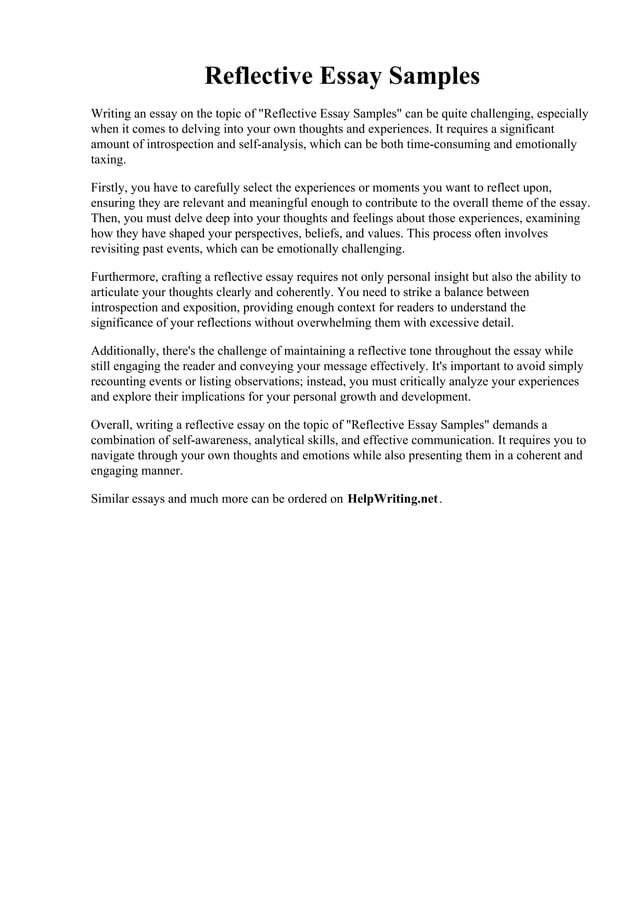 Reflective Essay Samples.pdf