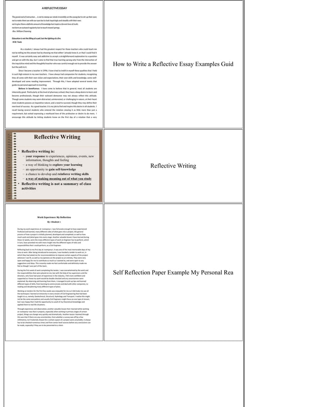 Reflective Essay Writing | PDF