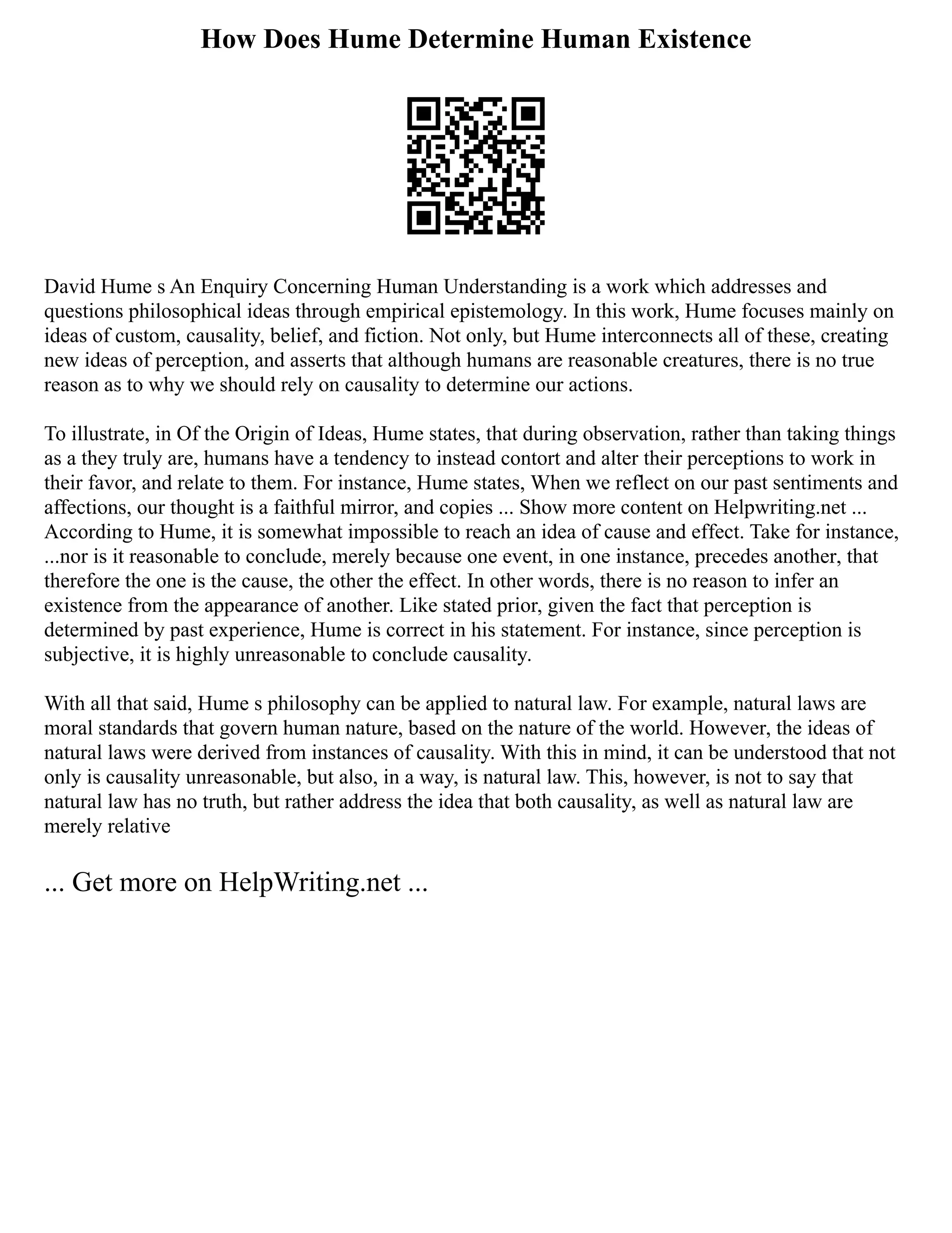 Reflective Essay Writing Examples | PDF