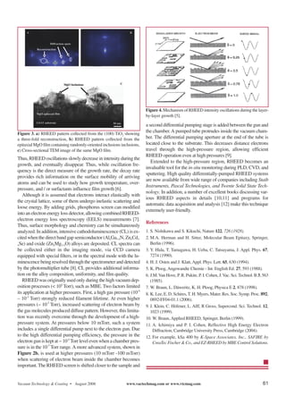 Reflective high energy electron diffraction | PDF