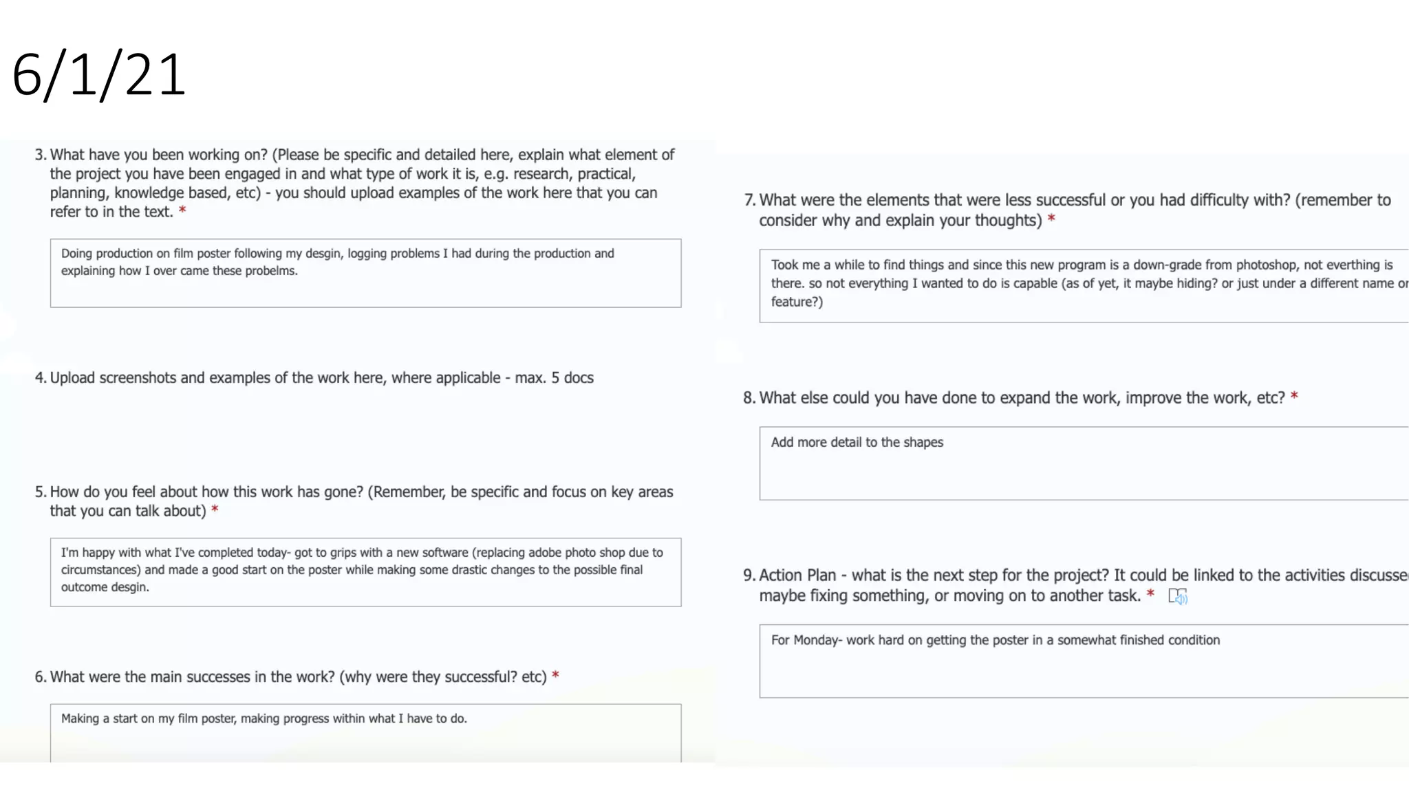 Reflective journal ad pro | PPT