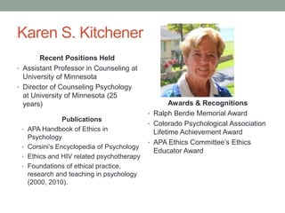 King and Kitchener's Reflective Judgment Model | PPTX