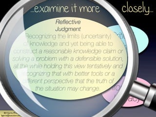 Reflective Judgment Introduction | PDF