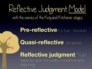 Reflective Judgment Introduction | PDF