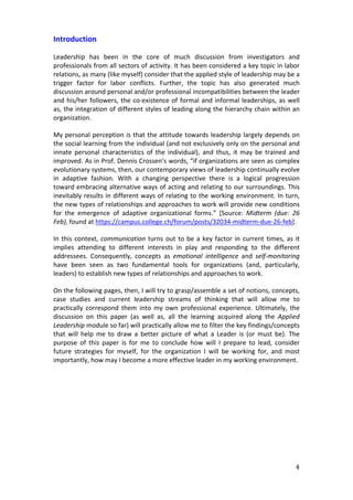 Reflective Leadership | PDF