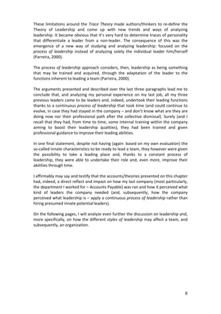 Reflective Leadership | PDF