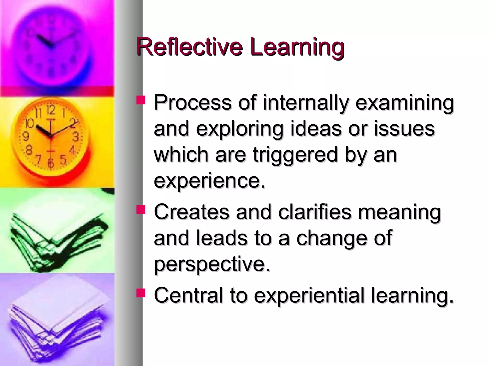Reflective learning | PPT