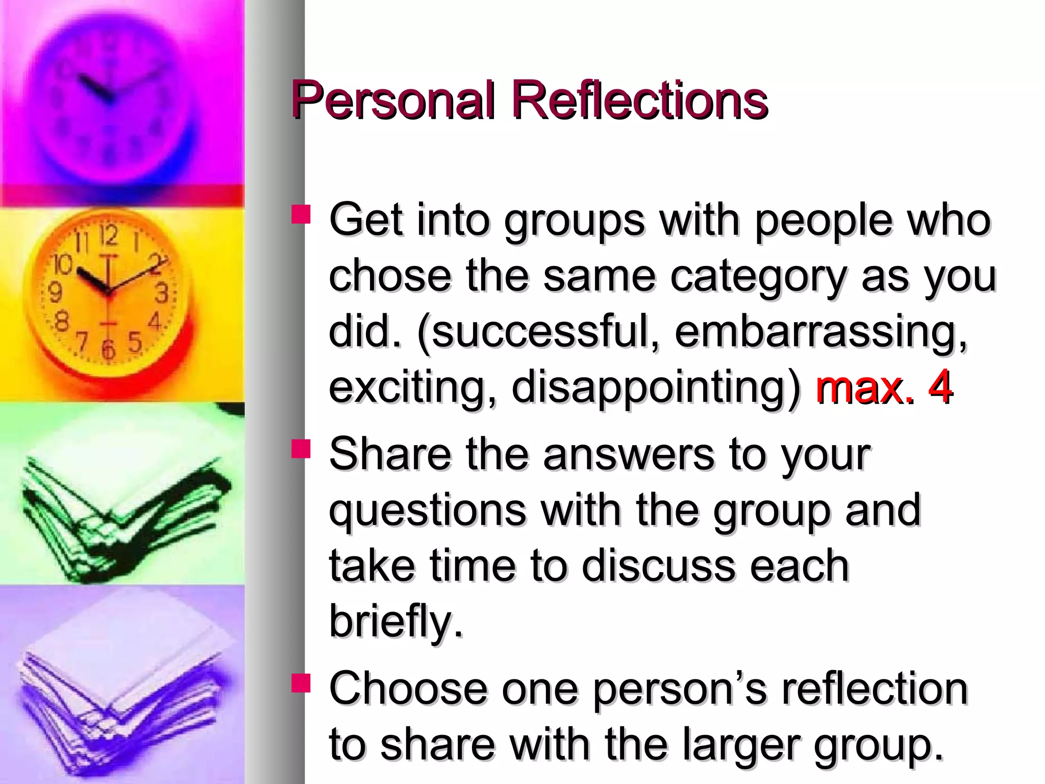 Reflective learning | PPT