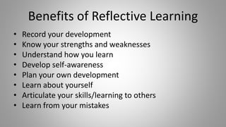 Reflective learning | PPTX