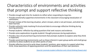 Reflective Learning | PPTX