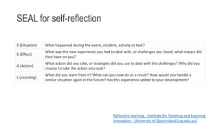 Reflective Learning | PPTX