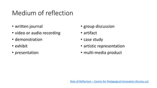 Reflective Learning | PPTX