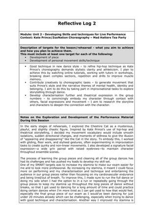 Reflective Log 2 - MHTP.docx............ | PDF