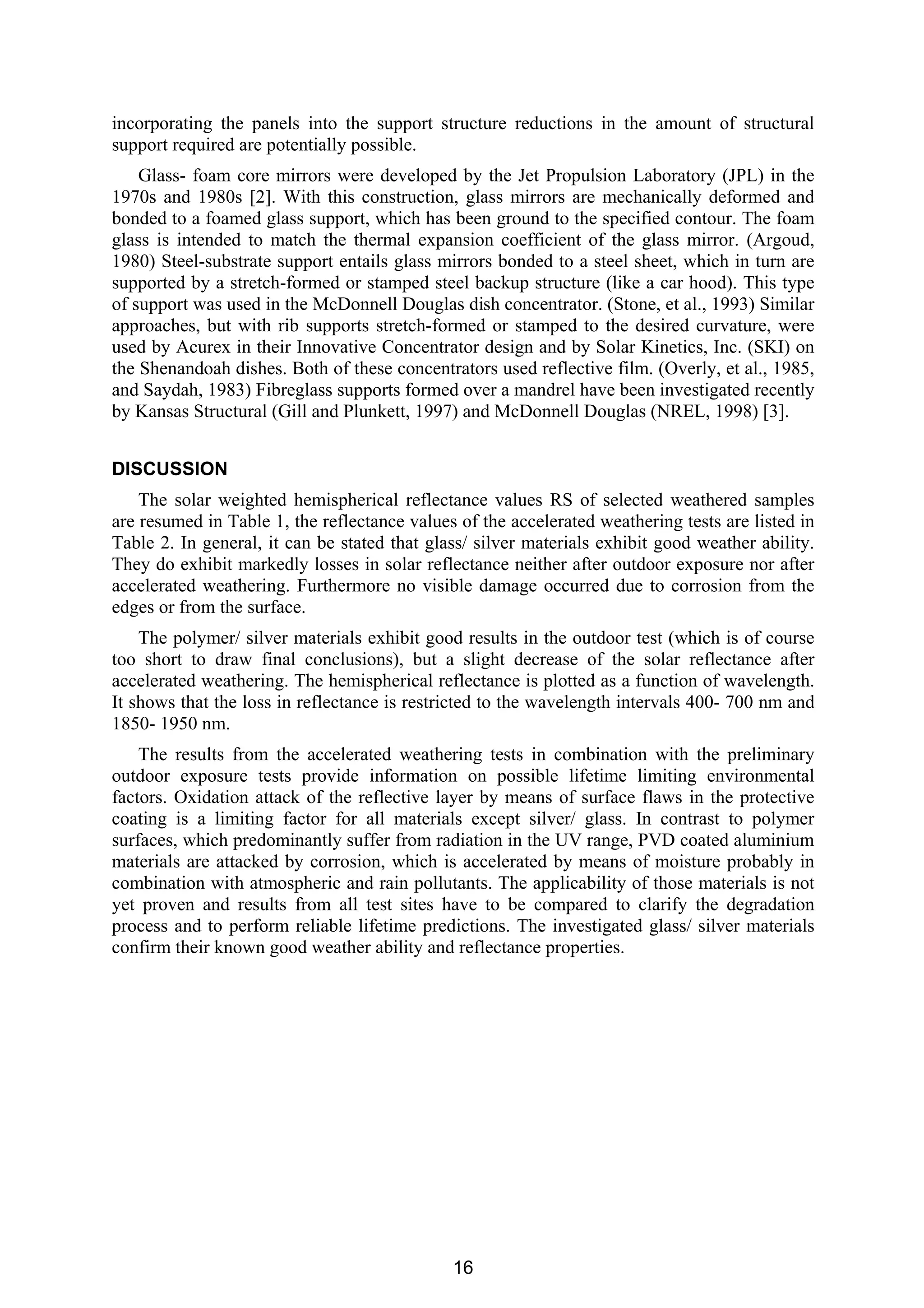 Reflective Material for Solar Thermal | PDF