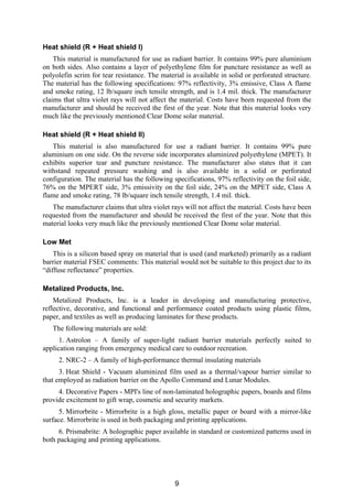 Reflective Material for Solar Thermal | PDF