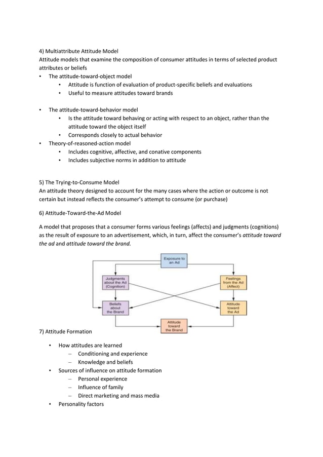 Reflective Notes - Consumer Behaviour | PDF