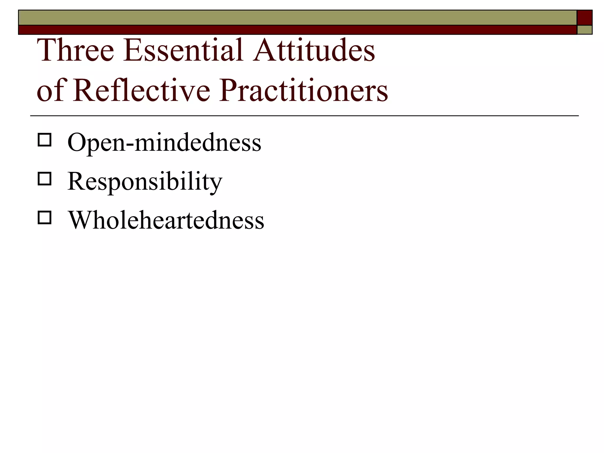 Reflective practice | PPT