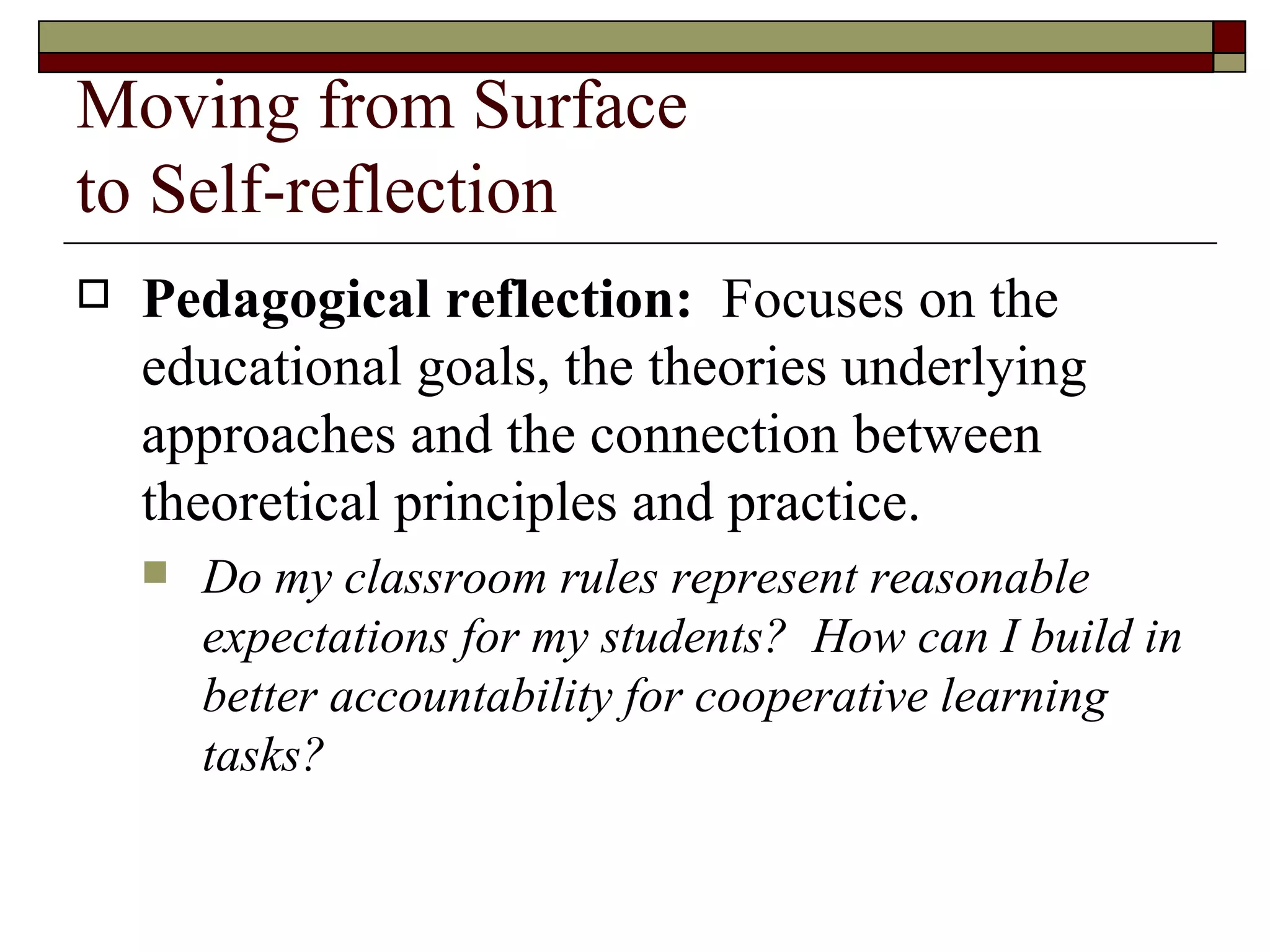 Reflective practice | PPT