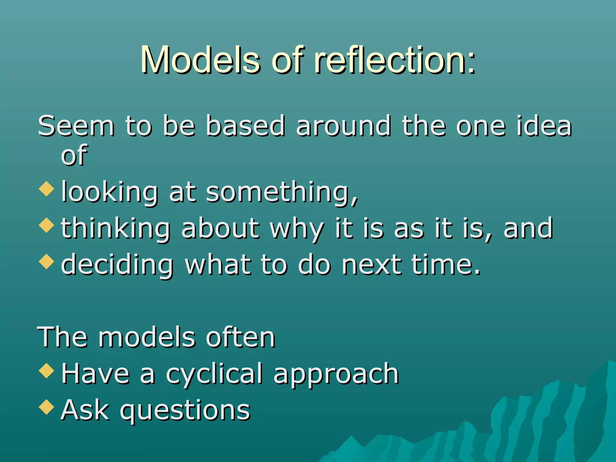 Reflective practice | PPT