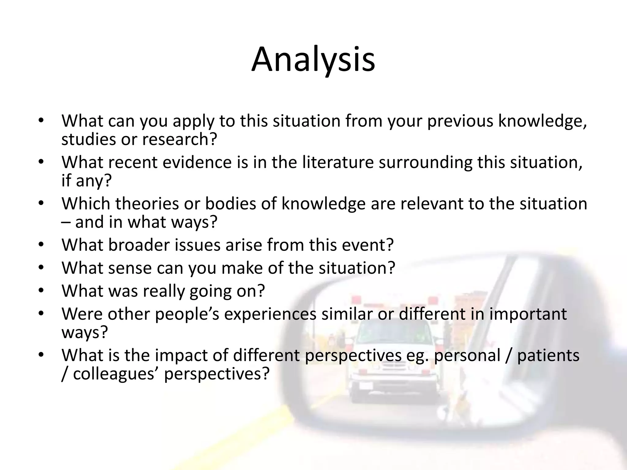 Introduction to Reflective Practice | PPTX