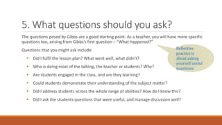 Reflective practice for teachers | PPTX