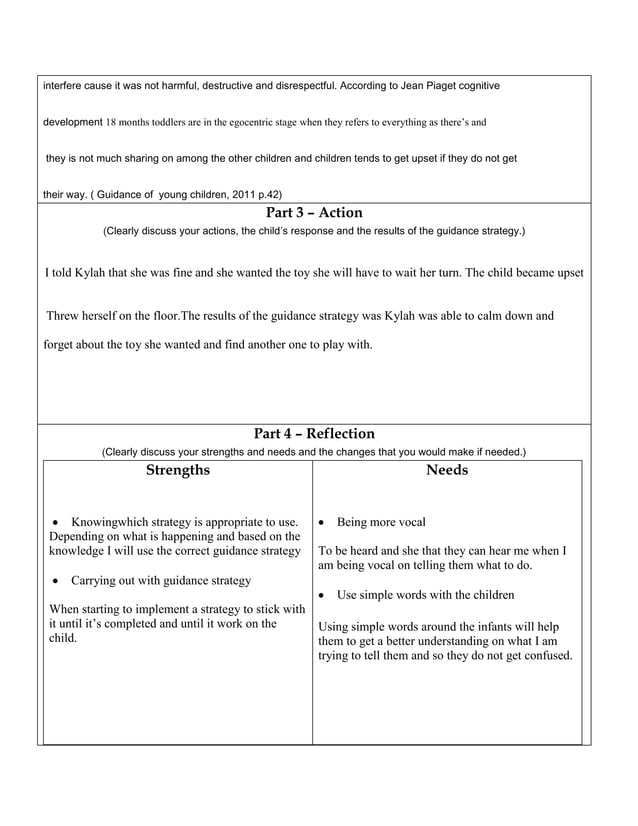 Reflective practice guidance logs | PPT