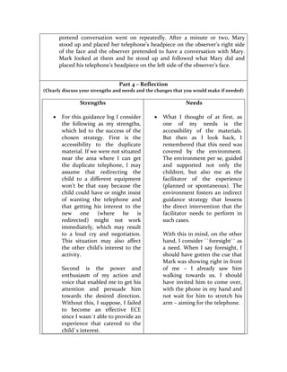 Reflective practice logs template | DOCX