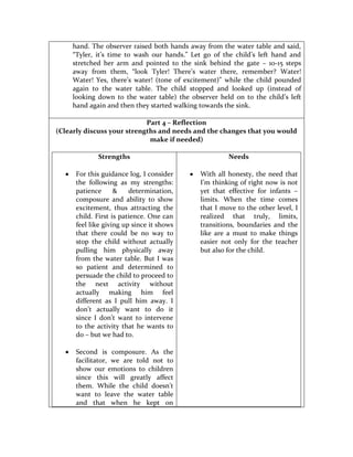 Reflective practice logs template | DOCX