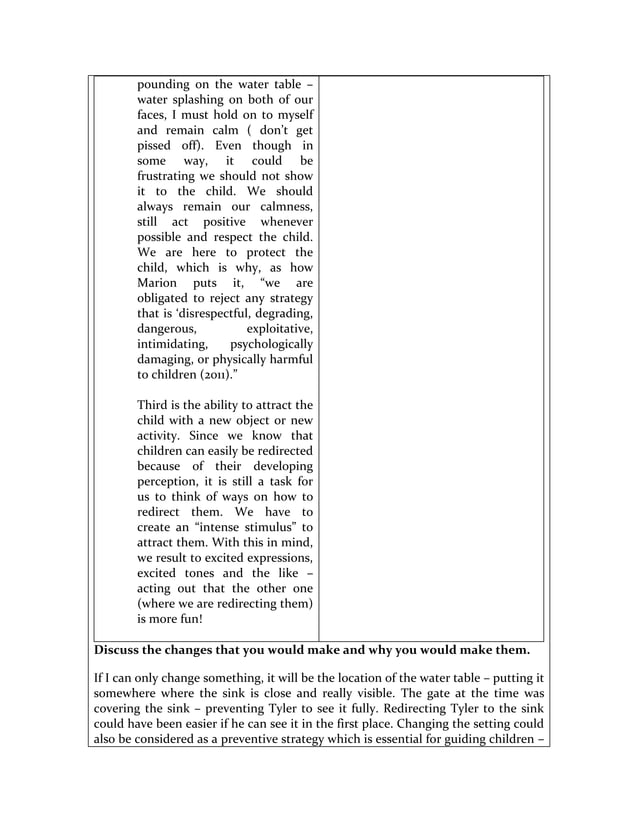 Reflective practice logs template | DOCX | Parenting Babies and ...